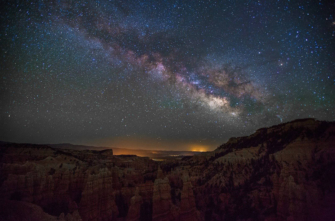 Bryce Canyon National Park_Night Sky photo - Dotted Globe